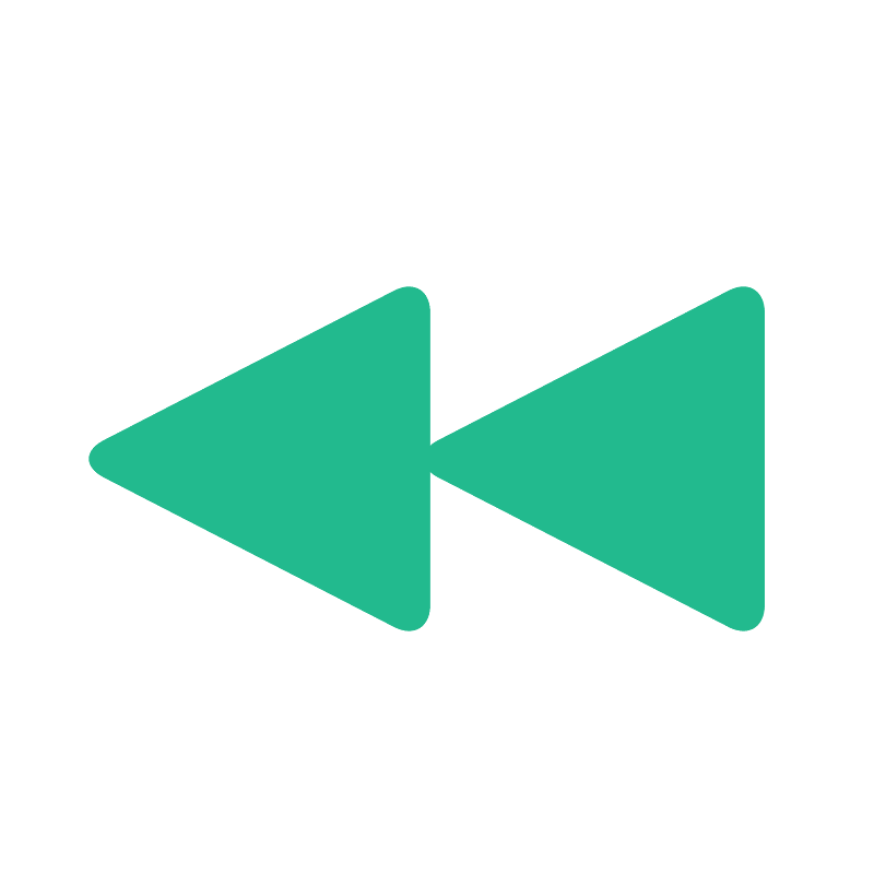 Fast backward icon. Free download transparent .PNG | Creazilla