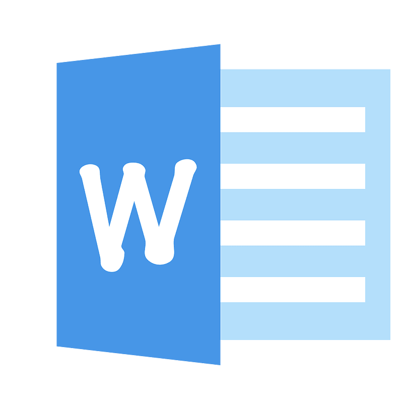 Ms Word Icon Free Download Transparent PNG Creazilla
