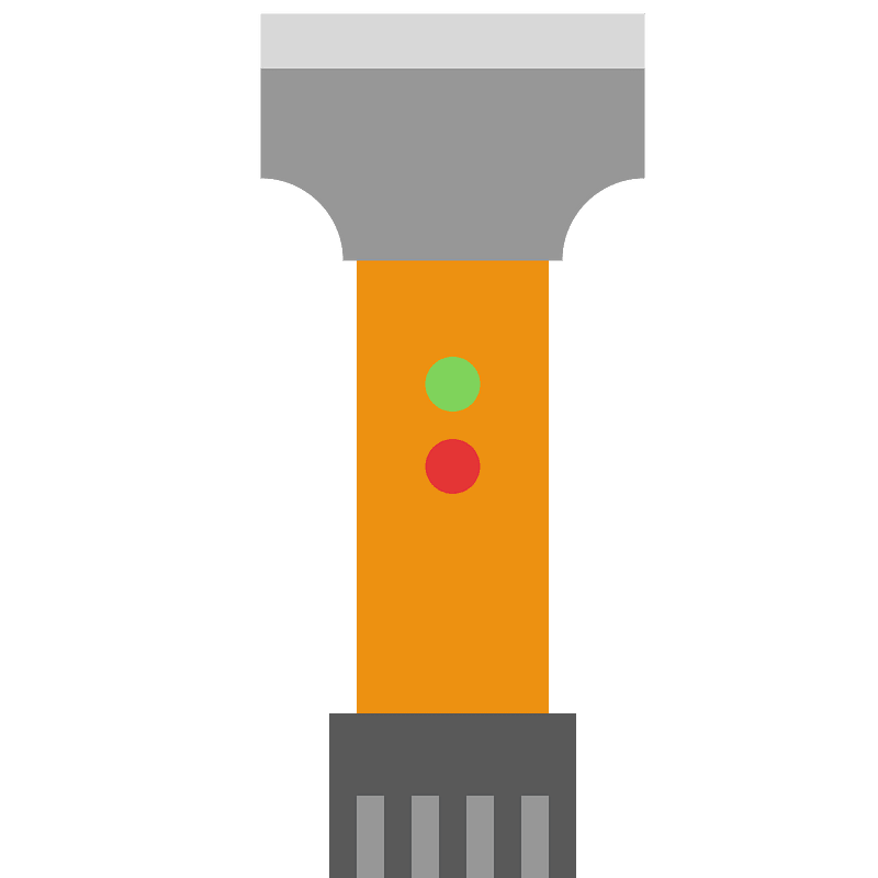 Flashlight icon. Free download transparent .PNG | Creazilla