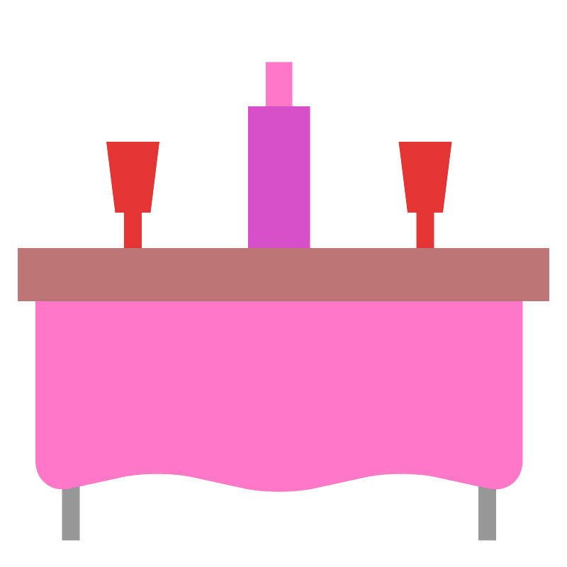 Two persons table icon. Free download transparent .PNG | Creazilla