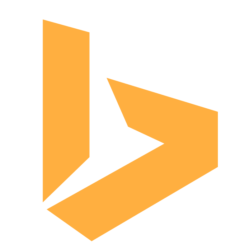 Bing icon. Free download transparent .PNG | Creazilla