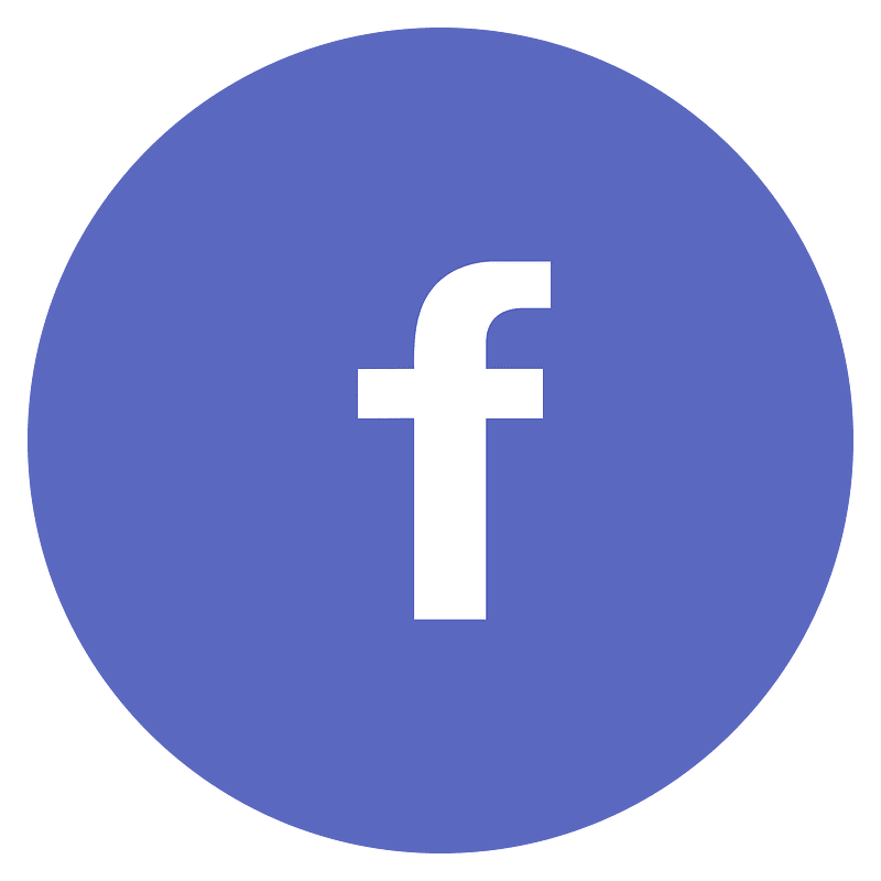 Facebook round icon. Free download transparent .PNG | Creazilla