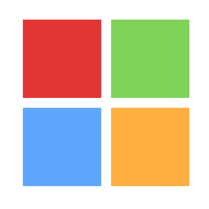 Microsoft icon. Free download transparent .PNG | Creazilla