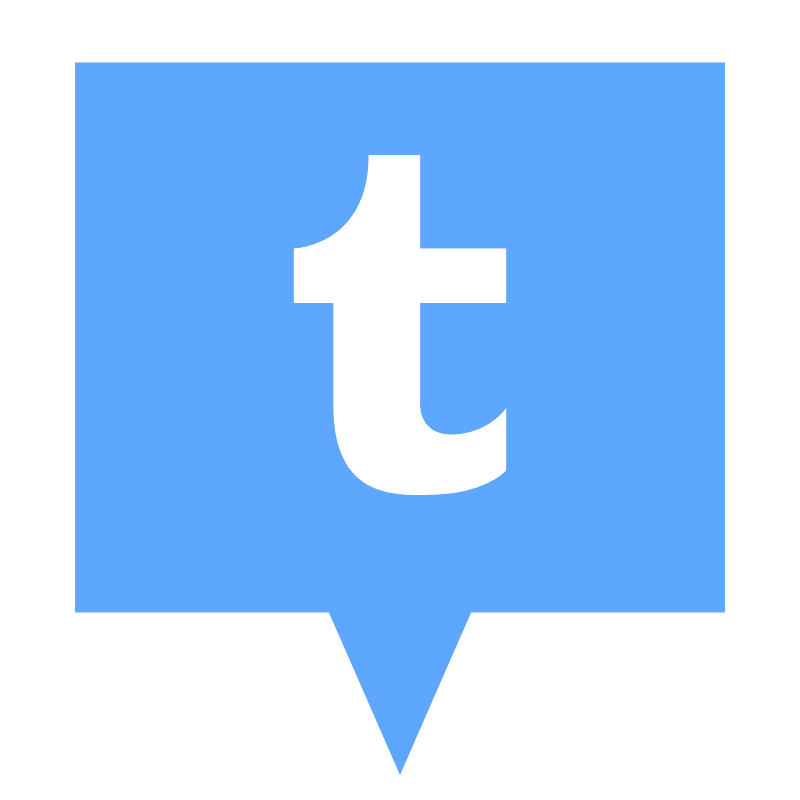 Tumblr chat icon. Free download transparent .PNG | Creazilla