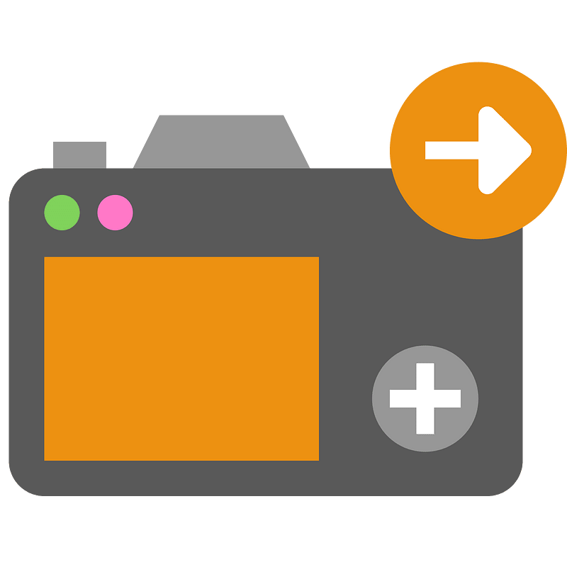 Camera right icon. Free download transparent .PNG | Creazilla