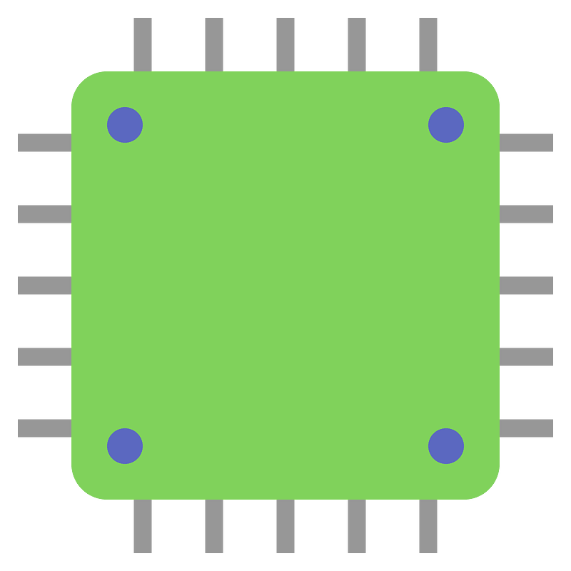Pc processor icon. Free download transparent .PNG | Creazilla