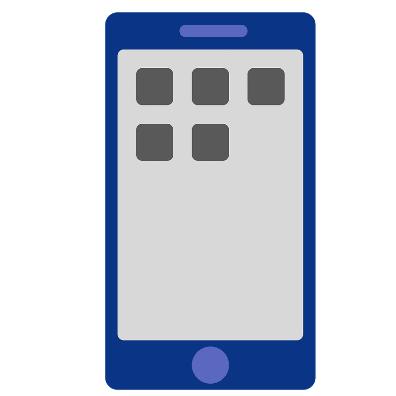Phone apps icon. Free download transparent .PNG | Creazilla