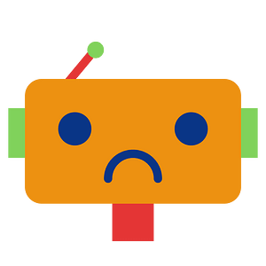 Robot sad - Free vector icons on creazilla.com