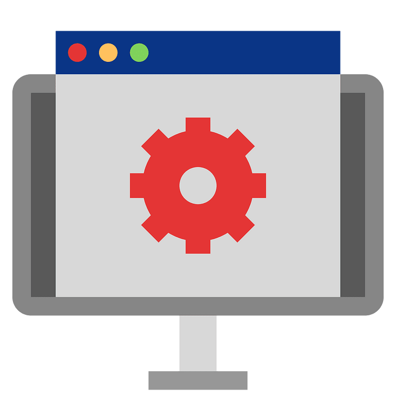 Display settings icon. Free download transparent .PNG | Creazilla