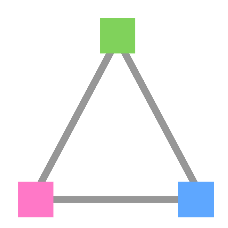 Triangle points icon. Free download transparent .PNG | Creazilla