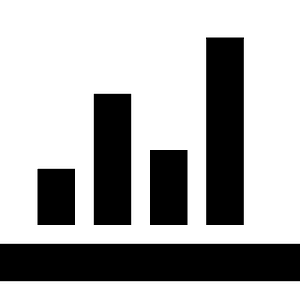 Chart-bars - Free vector icons on creazilla.com