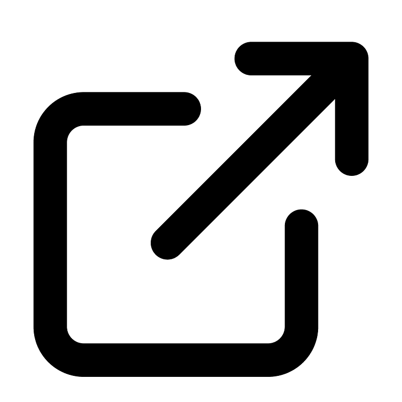 External icon. Free download transparent .PNG | Creazilla