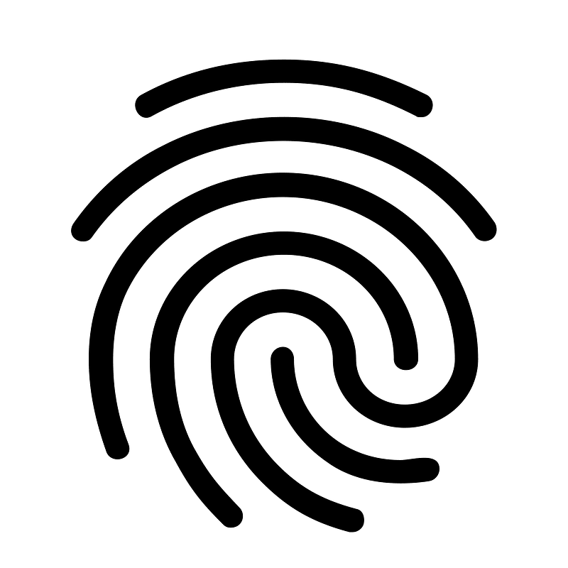 Fingerprint icon. Free download transparent .PNG | Creazilla