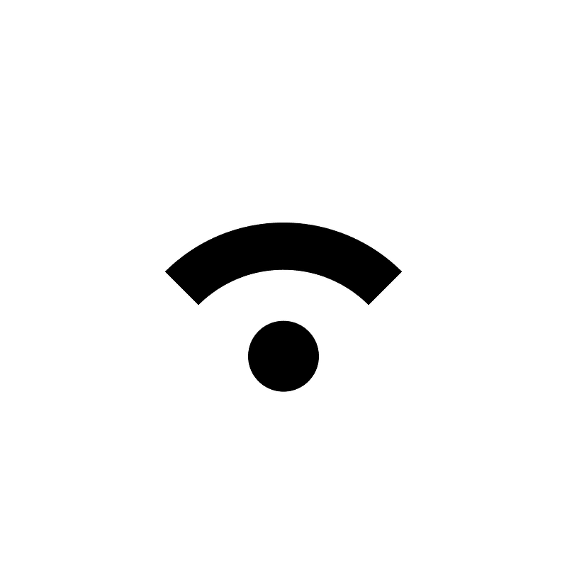 Wifi-low icon. Free download transparent .PNG | Creazilla