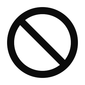 Ban icon. Free download transparent .PNG | Creazilla