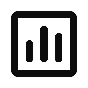 Bar-chart icon. Free download transparent .PNG | Creazilla