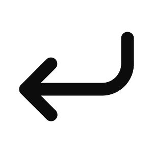 Enter icon. Free download transparent .PNG | Creazilla