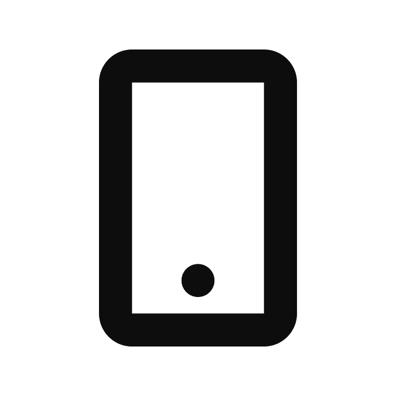 Mobile icon. Free download transparent .PNG | Creazilla