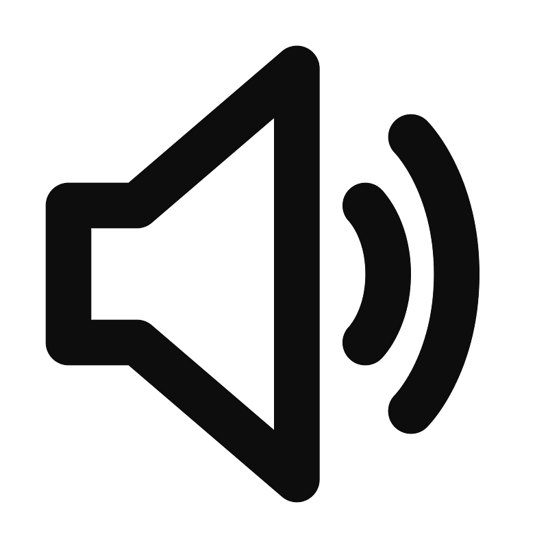 Volume-up icon. Free download transparent .PNG | Creazilla