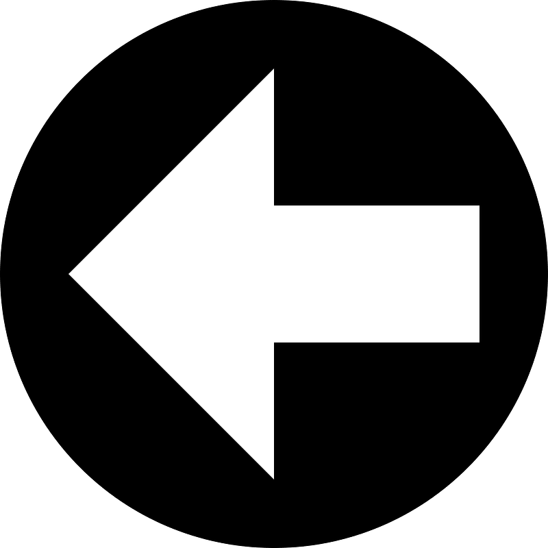 Arrow-circle-left - Free vector icons on creazilla.com