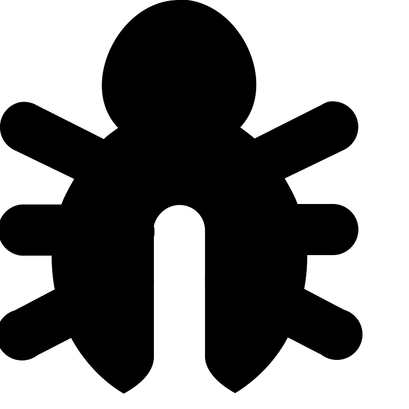 Bug icon. Free download transparent .PNG | Creazilla