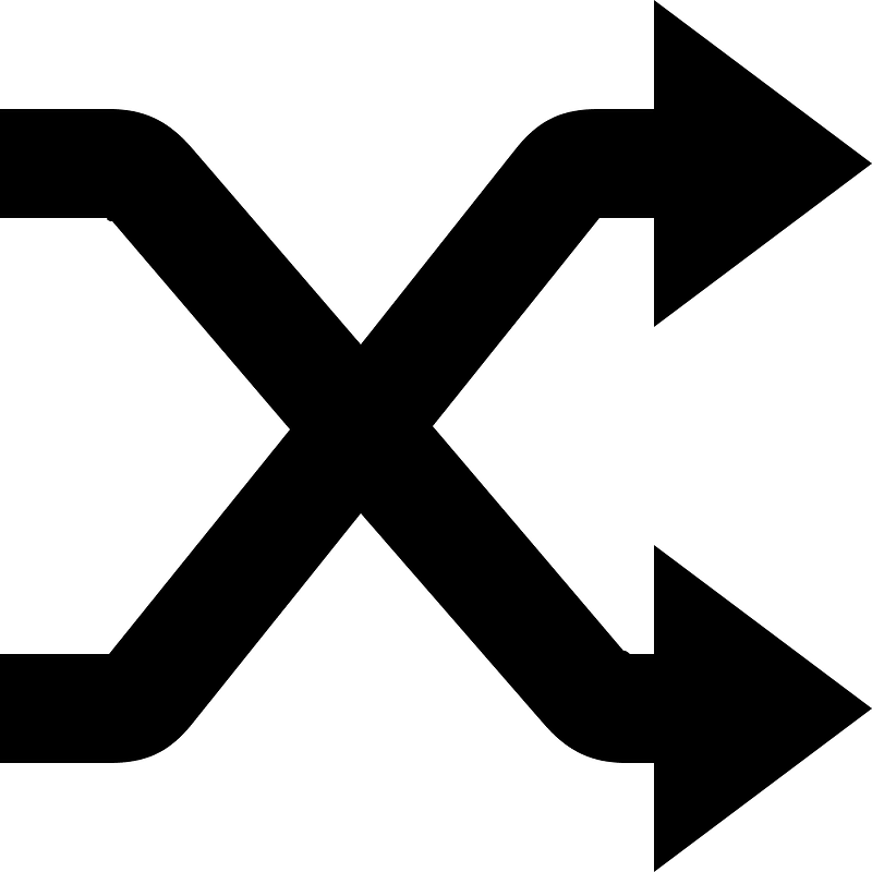 Random icon. Free download transparent .PNG | Creazilla