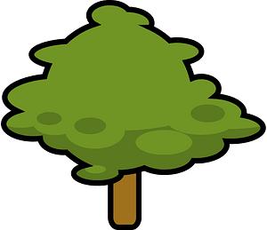 Green foliage tree icon. Free download transparent .PNG | Creazilla
