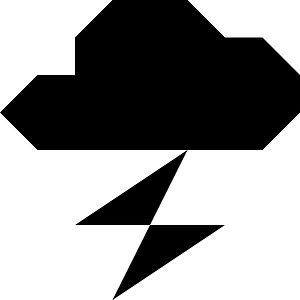 Thunder icon. Free download transparent .PNG | Creazilla