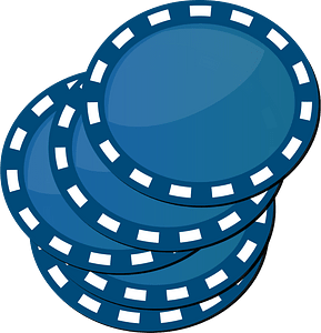 Blue token icon. Free download transparent .PNG | Creazilla