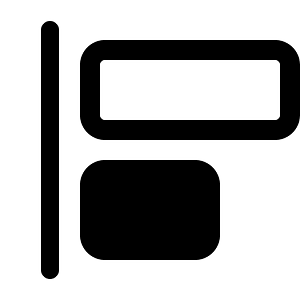 Align-left icon. Free download transparent .PNG | Creazilla