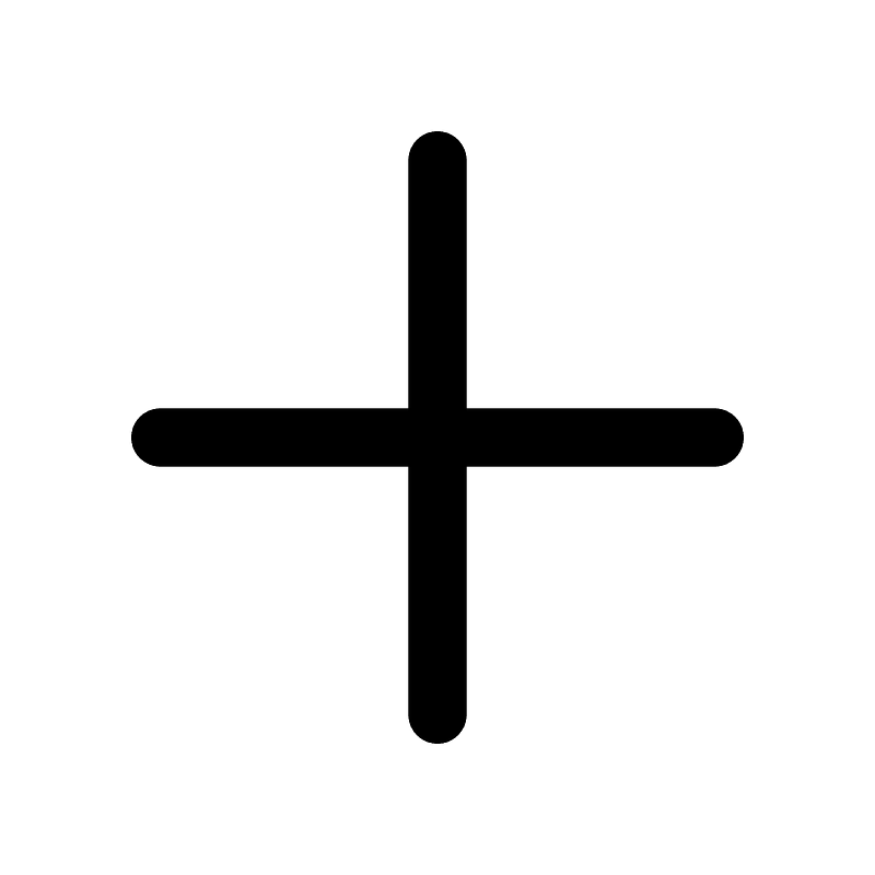 Plus icon. Free download transparent .PNG | Creazilla