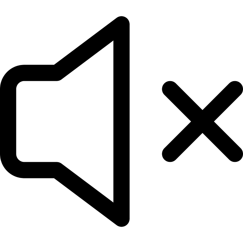 Speaker-off icon. Free download transparent .PNG | Creazilla