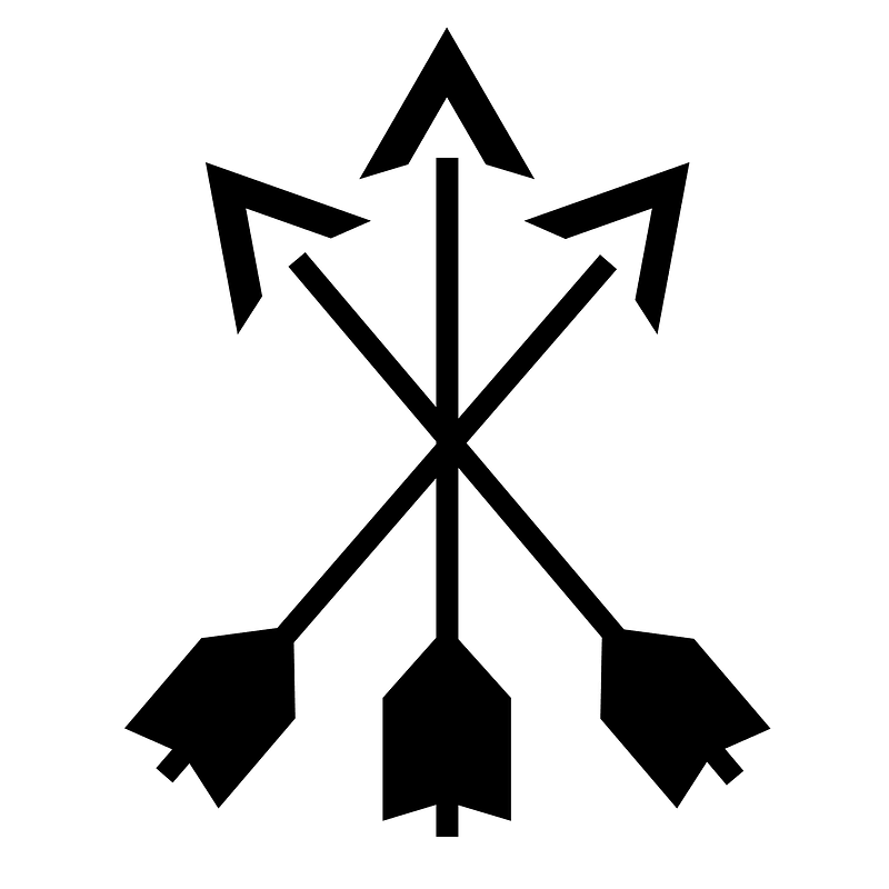 Arrow-cluster icon. Free download transparent .PNG | Creazilla