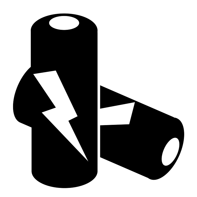 Batteries icon. Free download transparent .PNG | Creazilla
