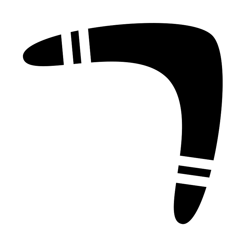 Boomerang icon. Free download transparent .PNG | Creazilla