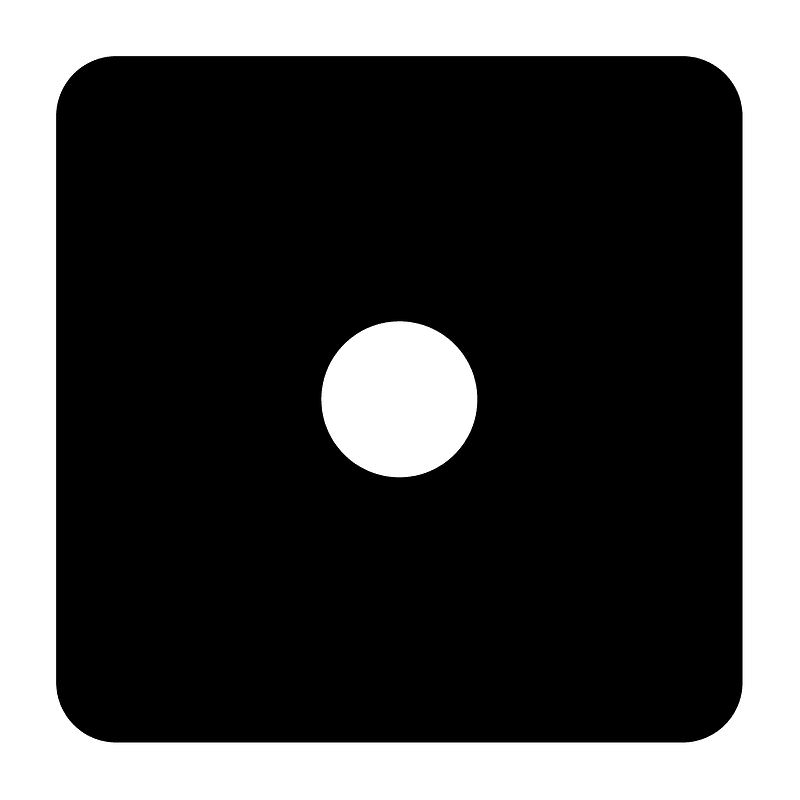 Dice-one icon. Free download transparent .PNG | Creazilla