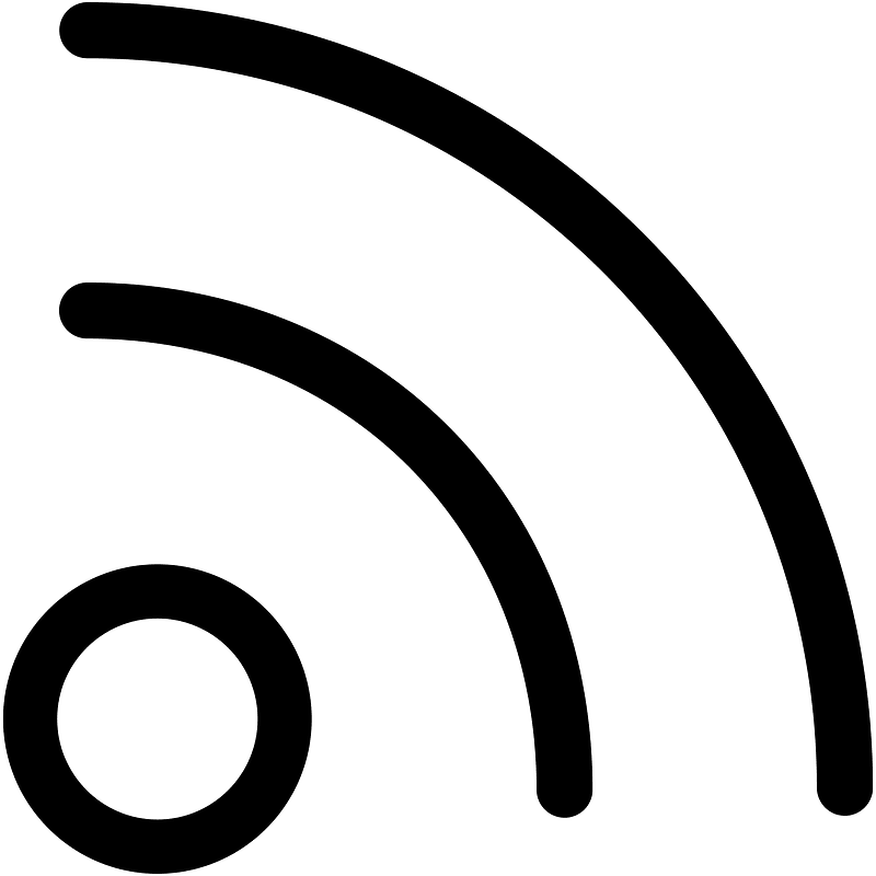 Feed icon. Free download transparent .PNG | Creazilla