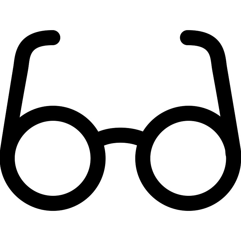 Eyeglass icon. Free download transparent .PNG | Creazilla