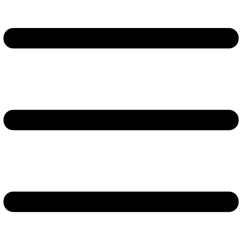 Menu icon. Free download transparent .PNG | Creazilla