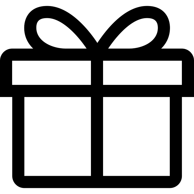 Present icon. Free download transparent .PNG | Creazilla