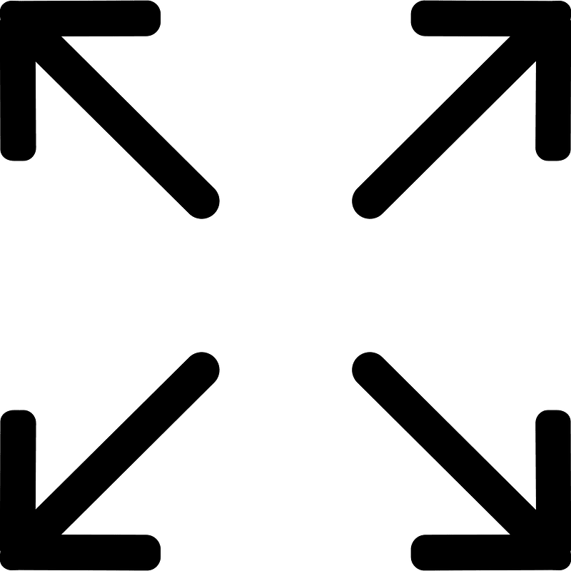 Size-fullscreen icon. Free download transparent .PNG | Creazilla