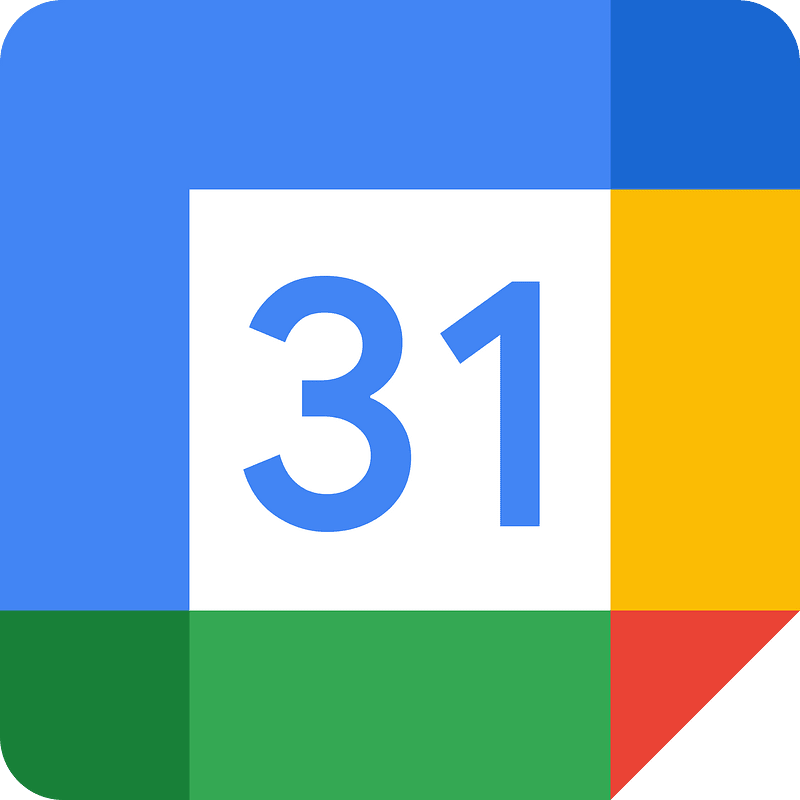 Google-calendar icon. Free download transparent .PNG | Creazilla