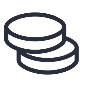 Coins icon. Free download transparent .PNG | Creazilla