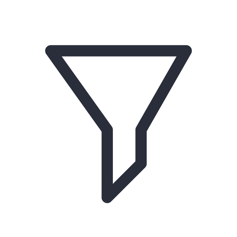 Funnel icon. Free download transparent .PNG | Creazilla