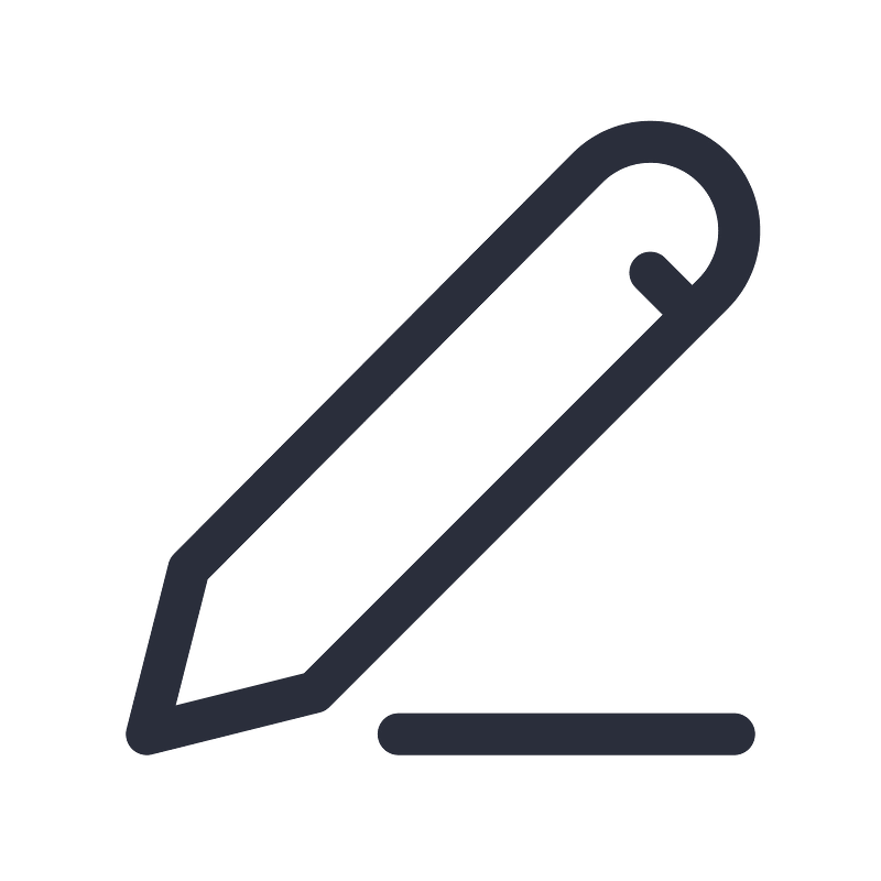 Write icon. Free download transparent .PNG | Creazilla