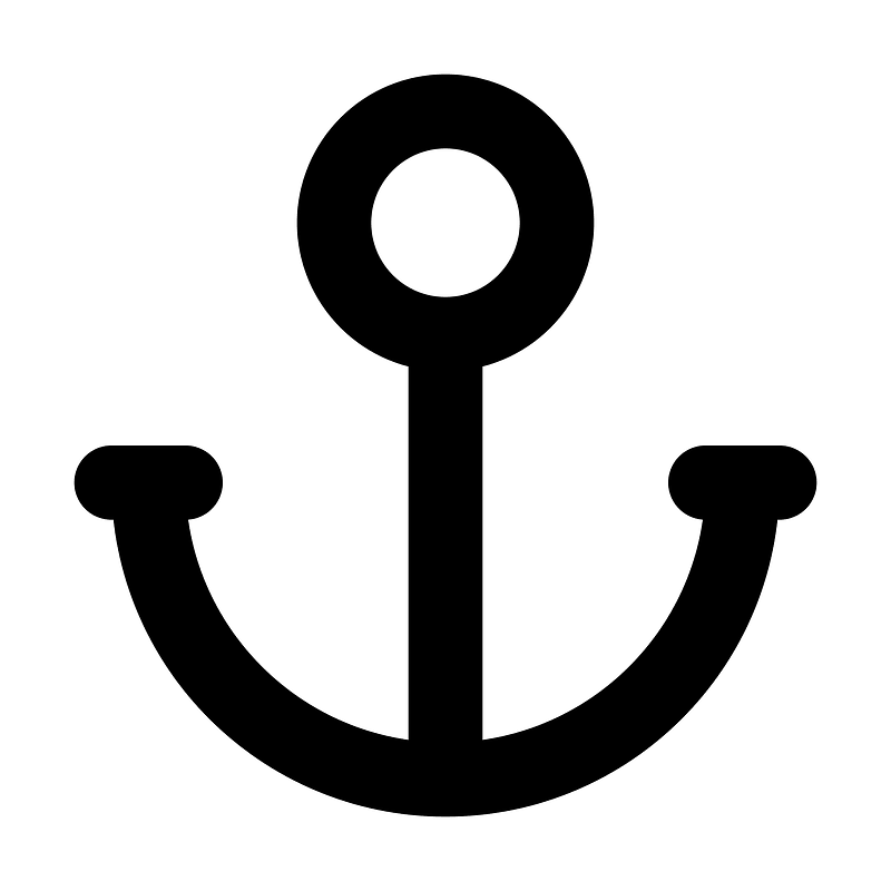 Anchor icon. Free download transparent .PNG | Creazilla