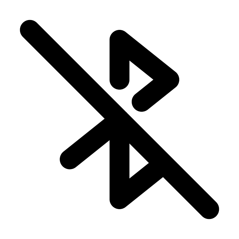 Bluetooth-off - Free vector icons on creazilla.com