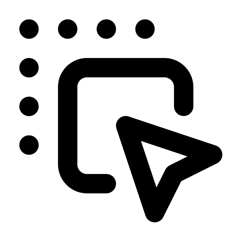 Drag-drop icon. Free download transparent .PNG | Creazilla