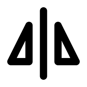 Flip-vertical icon. Free download transparent .PNG | Creazilla