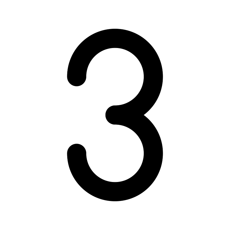 Number icon. Free download transparent .PNG | Creazilla